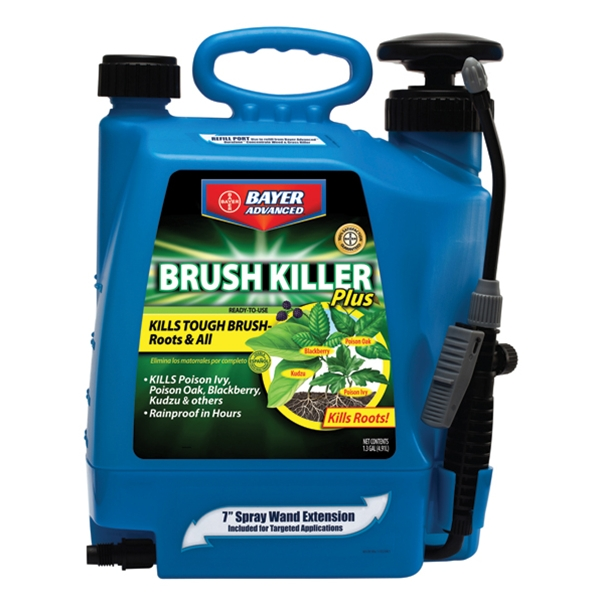 BAYER ADVANCED BRUSH KILLER PLUS PUMP SPRAYER 1.3 GAL (14.61 lbs ...
